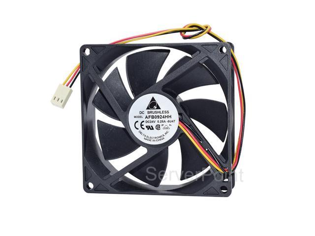 For AFB0924HH Square Cooling Fan DC 24V 0.25A Three Lines 9025 Cooler ...