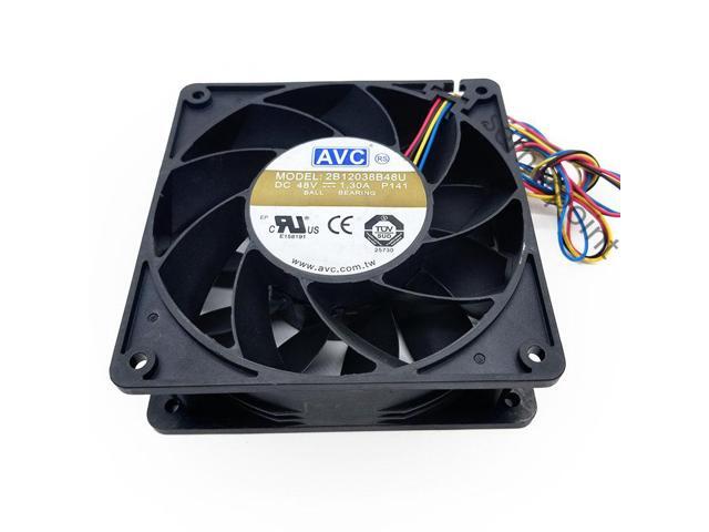 12CM 2B12038B48U DC 48V 1.3A 4 wire DC large wind fan - Newegg.com