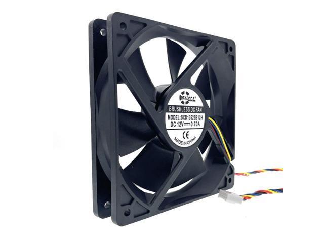 120mm PWM Dual Ball Bearing Computer Cooling Fan 4P,120X120X25mm 12cm ...