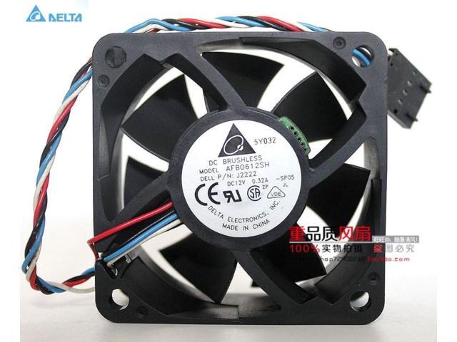 for delta AFB0612SH 6025 6CM 12V 0.32A four-wire PWM fan For Dell servers - Newegg.com