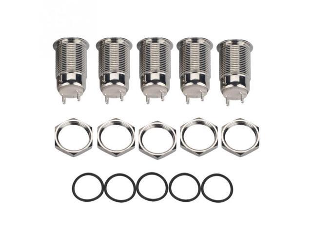 Wholesale 5pcs/Lot 2A 36V 12mm 2 Pins Waterproof Self-locking Push ...