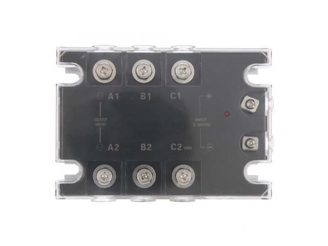 delay relay 40A Three-phase SSR Input Solid State Relay TSR-40DA-H ...