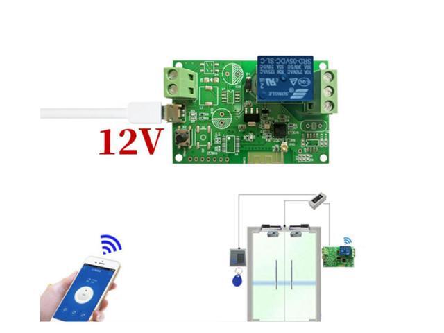 WIFI Wireless Smart Switch Jog/self-locking DC12V Access Control Remote ...