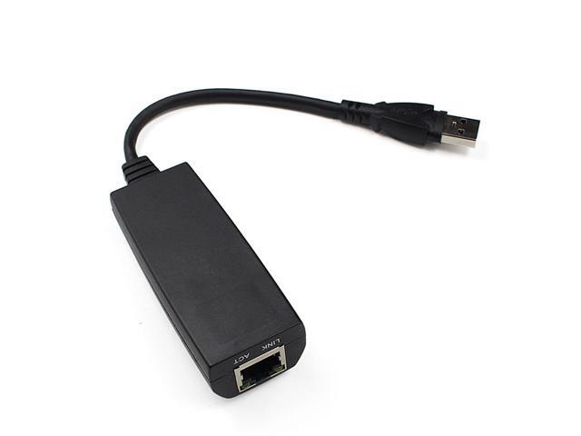 1pc Wired USB 3.0 To Gigabit Ethernet RJ45 LAN (10/100/1000) Mbps ...