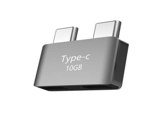 Dual Type-C Short Extender, USB-C 3 Male to Female Extension Adapter ...