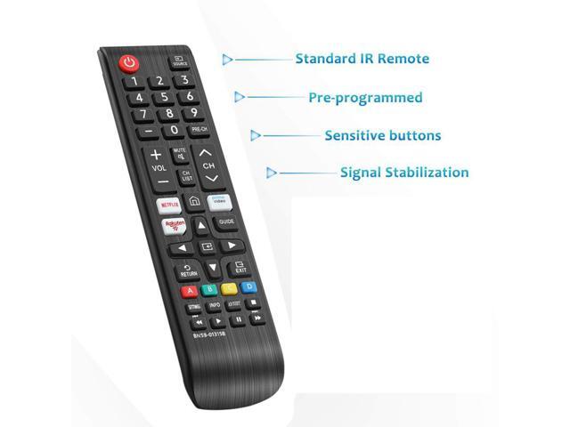 BN59-01315B Remote Control Replacement for Samsung Smart TV UE43RU7105 ...