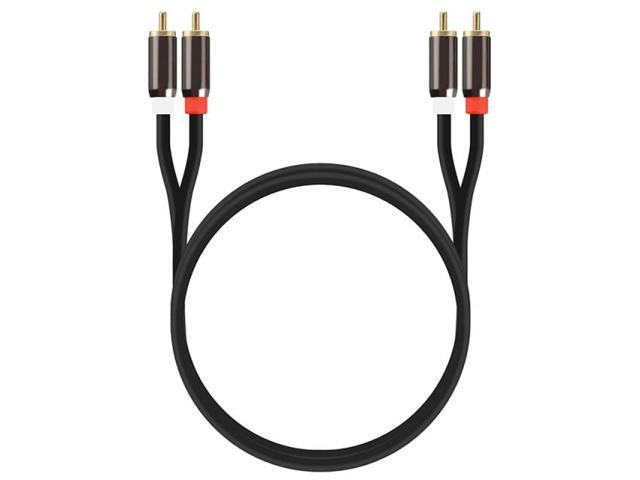 RCA Double Lotus Male to Male Audio Cable Aluminum Alloy Shell Copper ...