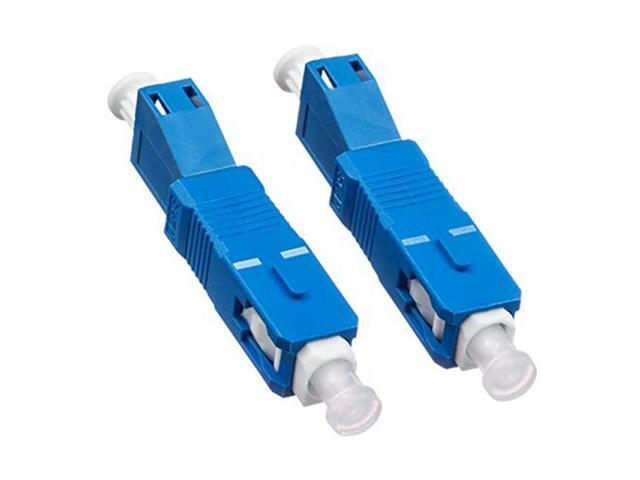 2 PCS Single Mode 9/125Um SC/UPC Male to LC/UPC Female Hybrid Optical ...