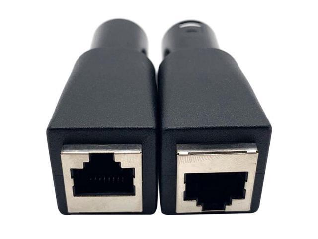 2 Pack - CPoint XLRJ45 3 Pin XLR Male to RJ45 DMX Adapters XLRJ45 ...