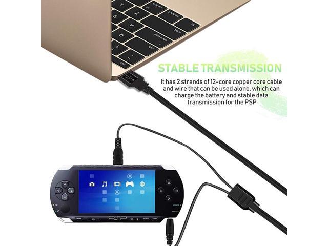 Pack of 2 Portable USB Power Cord and Data Cable for Sony Psp 1000 2000 ...