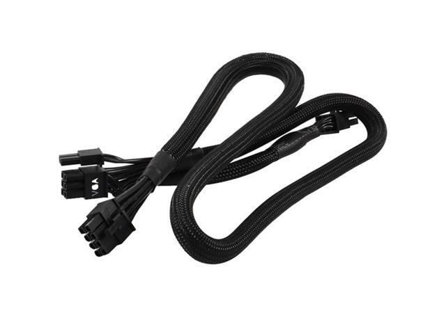 2Pack 8 PIN TO Dual 8 Pin 6 PIN PCIE VGA Power Supply Cable for EVGA ...