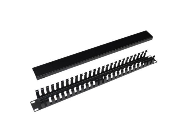 1U 25-Speed Server Cable Management Rack, 19Inch Network Rack Trunking ...