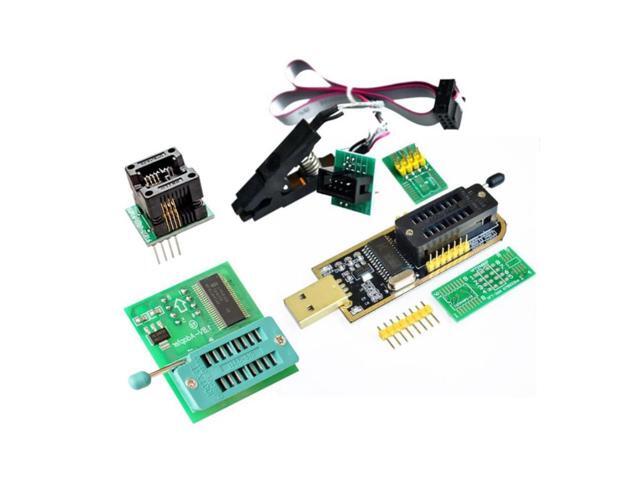 CH341A 24 25 Series EEPROM Flash BIOS USB Programmer Module + SOIC8 ...