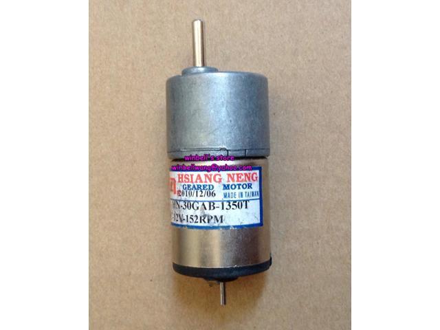HSIANG NENG geared motor HN-30GAB-1350T 12V 152rpm 30mm gear motor ...