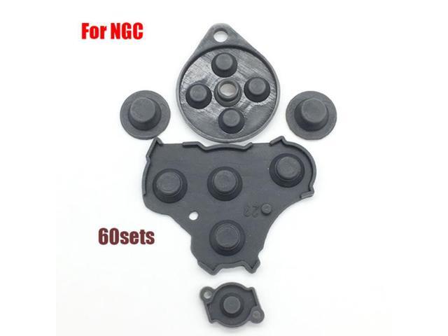 60sets Black For Nintendo GameCube NGC Controller Conductive rubber ...