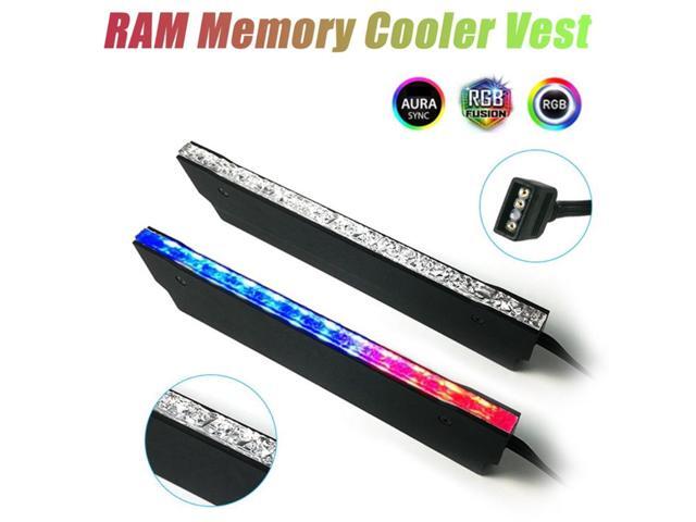 RAM Memory Cooler Vest 5V ARGB 3Pin Colorful LED Memory Radiator ARGB ...