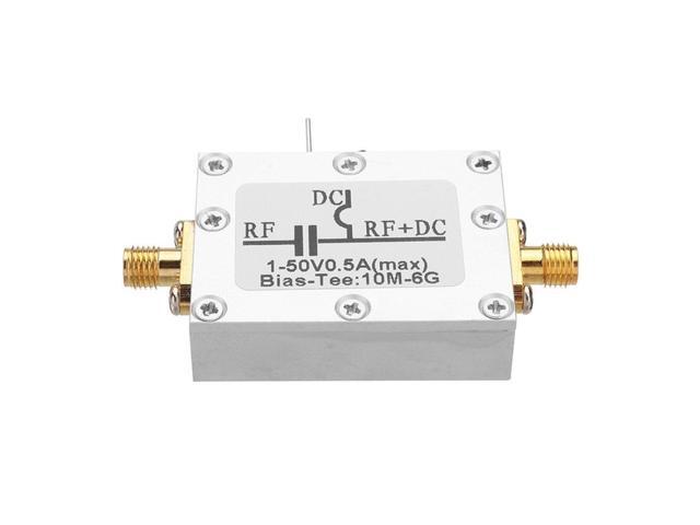 RF Biaser Bias Tee 10MHz-6GHz DC Blocker Coaxial Feed for HAM Radio RTL ...