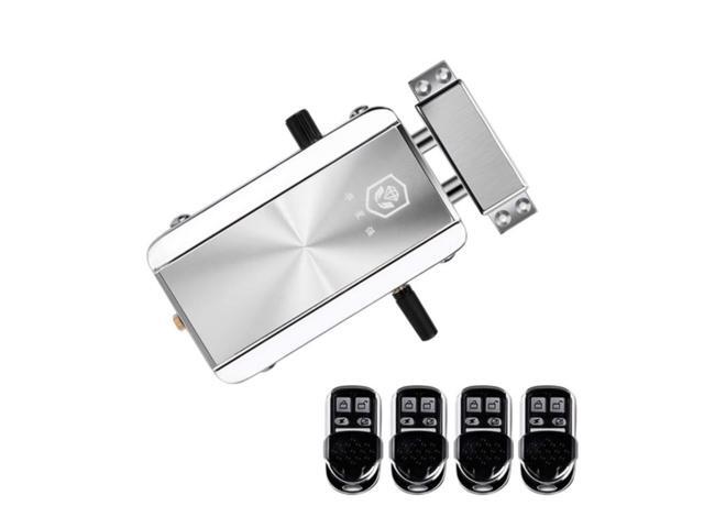 Home Door Lock Kit Remote Control Keyless Entry Electronic Lock Smart ...