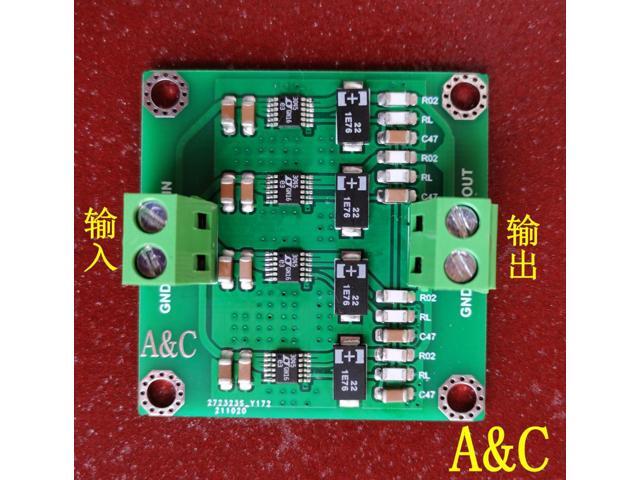 4 parallel LT3045 low noise linear regulated power supply module ...