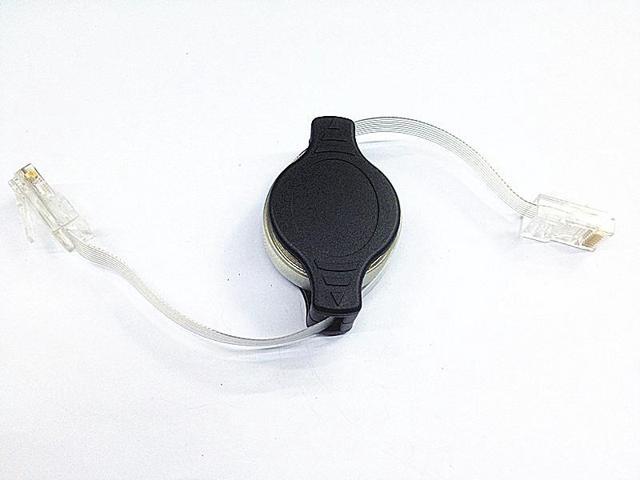 Portable Retractable RJ45 Ethernet LAN Internet Network Cable Black ...