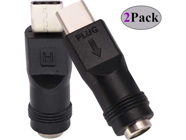 2pack Type C Power Adapter Type C USB Male to DC 5.5x2.1mm Female ...