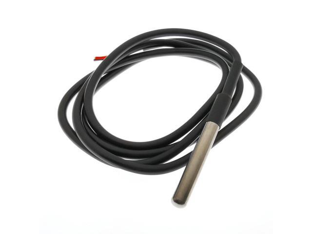 DS18B20 Stainless steel package 1 meter waterproof 18b20 cable ...