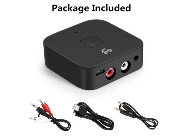 Bluetooth 5.0 RCA Audio Receiver 3.5mm 3.5 AUX Jack Stereo Music NFC ...