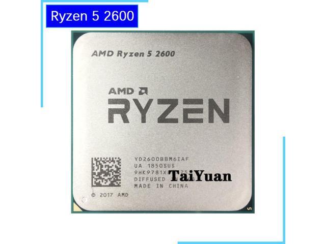 AMD Ryzen 5 2600 R5 2600 3.4 GHz Six-Core Twelve-Core 65W CPU Processor YD2600BBM6IAF Socket AM4 ...
