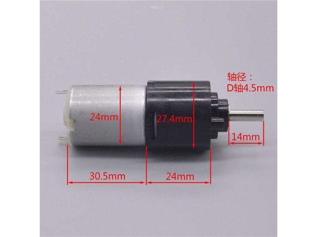 DC 6V~12V 120RPM Slow Speed Micro 280 Planetary Gearbox Gear Motor ...
