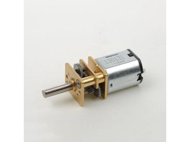 DC 3V 100RPM N10 Mini Full Metal Gear Motor Reduction Micro Gearbox ...