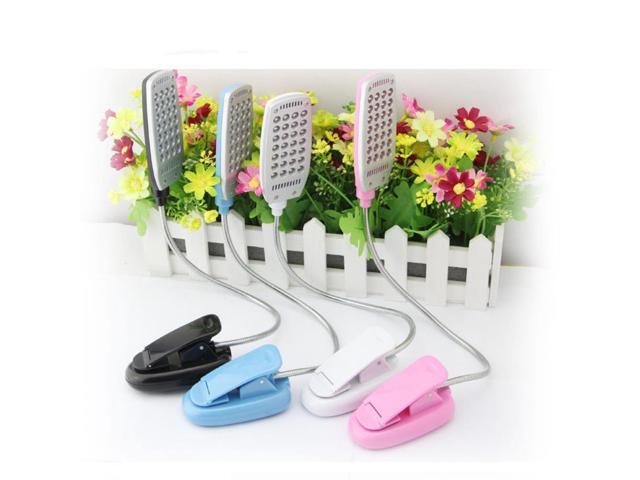 White Bright PC Computer Laptop Notebook Lamp Flexible 28 LED Light ...