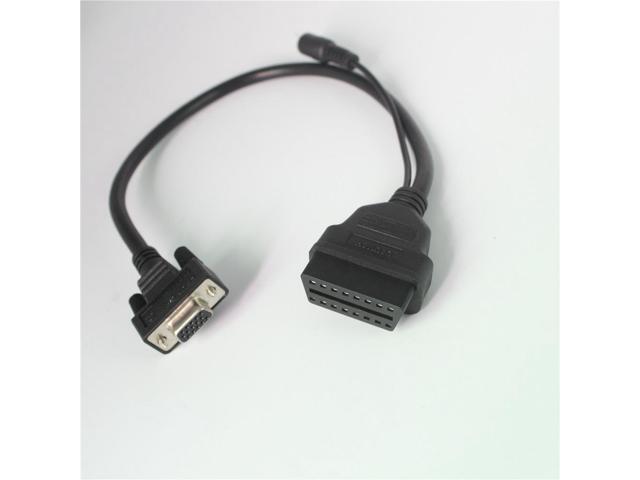 Car Conversion Cable Adapter work for LAUNCH X431 COM to obd2 obd 16pin ...