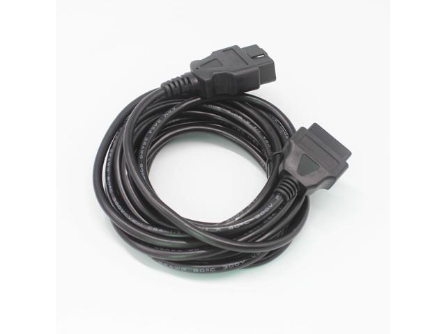 Car OBD2 16PIN OBD 2 II Elm327 Extension Cable Male to Female Connector ...