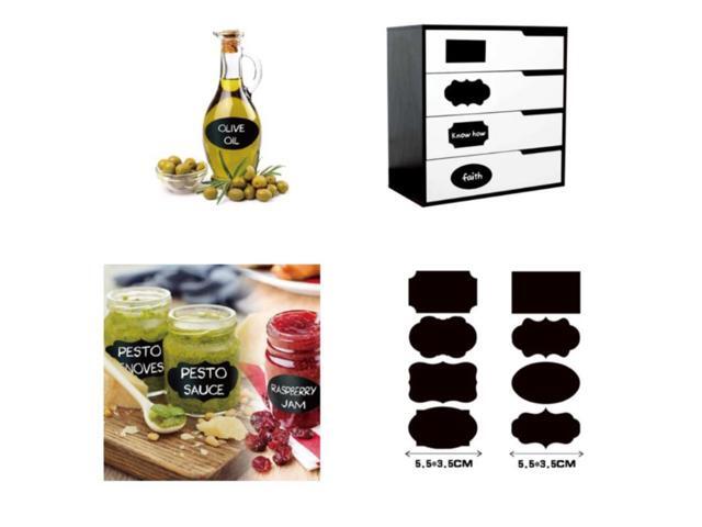 Waterproof Chalkboard Labels Stickers Erasable Personalized Stickers ...