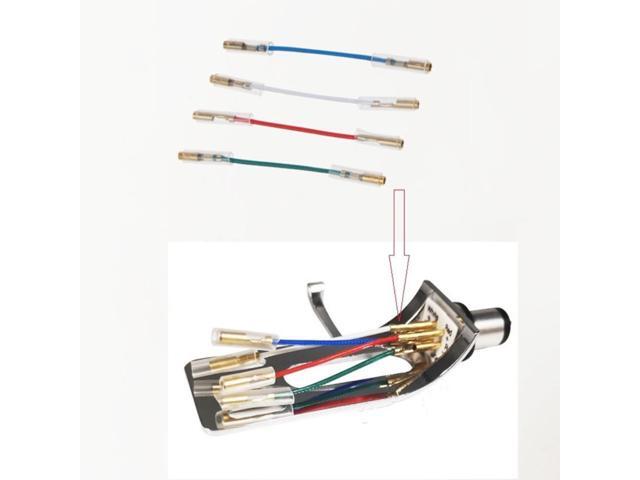4 Pieces/set Universal Silver Leads Wires Header Wire Cable for 1.2-1 ...