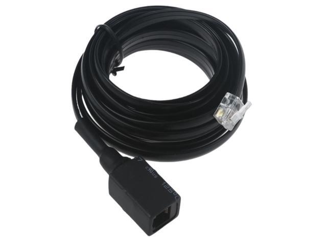 Mic Extension Cable 6 Pin 3 meters Black Cord for FTM-100DR 3200DR FT-7800 FT-8800 FT-1907 FTM ...