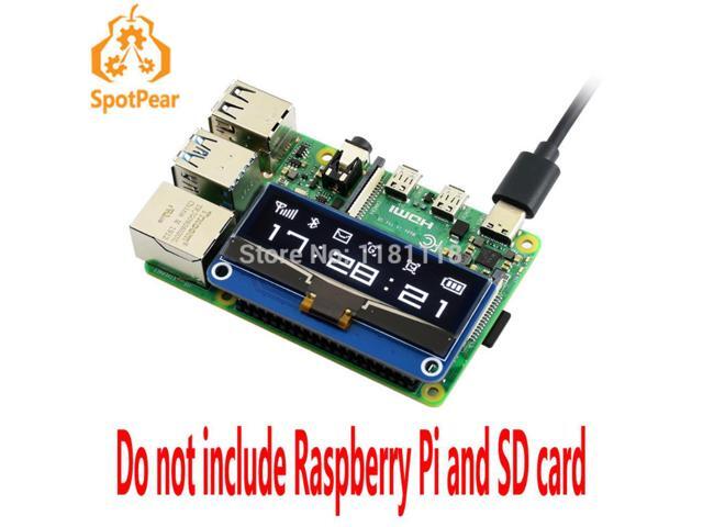 raspberry pi 2.23inch OLED display 128×32 pixels,SPI/I2C interface for pi 3B/4B/zero W - Newegg.com