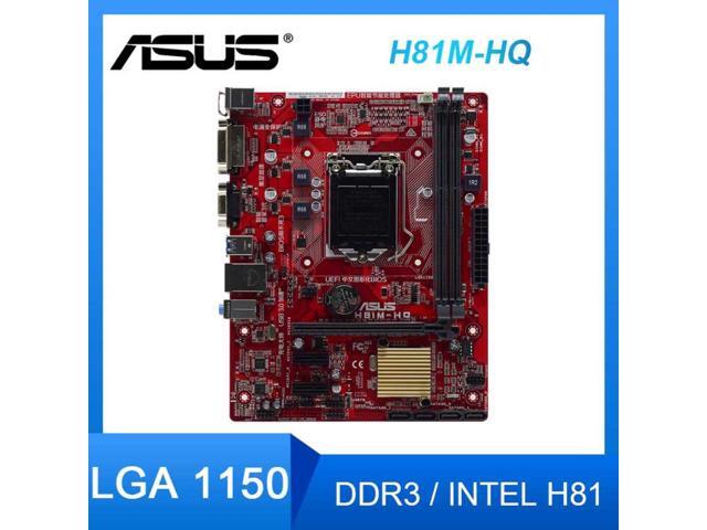 ASUS H81M-HQ LGA 1150 Motherboard DDR3 Motherboard 16GB Intel H81 PCI-E ...