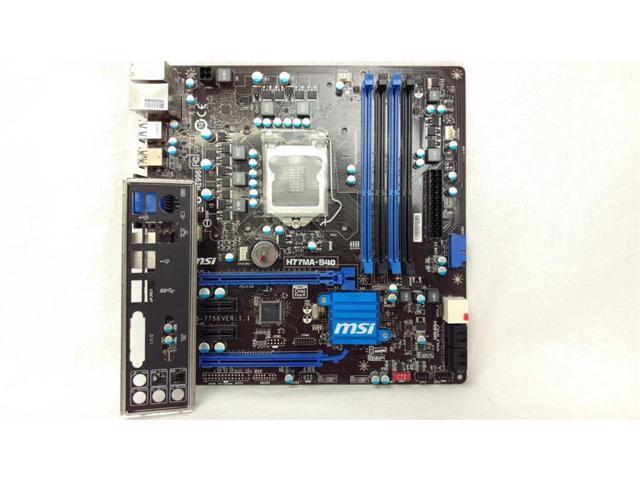 MSI H77MA-S40 LGA 1155 Motherboard DDR3 Motherboard 1155 Intel H77 ...