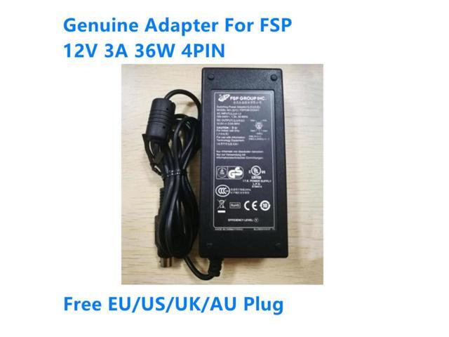 FSP 12V 3A 36W 4PIN FSP036-DGAA1 AC Adapter For Power Supply Charger ...