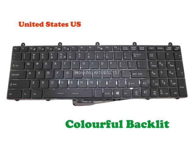 RGB Backlit Keyboard For MSI GT60 GT70 GE60 2PC 2PE 2PF 2PG 2QD MS-16GF ...