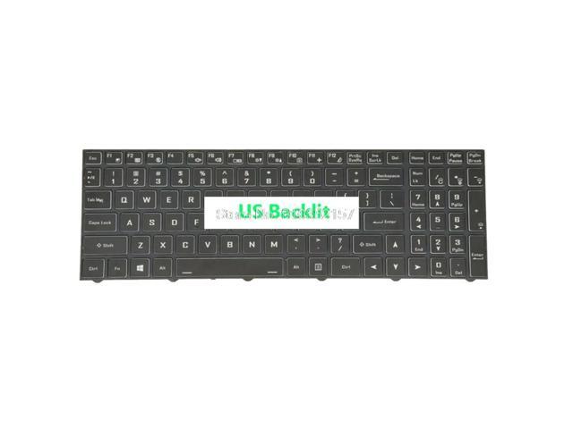 Backlit QWERTY Keyboard For CLEVO NH50AC NH55ACQ NH57AC NH58AC NH50AF1 ...