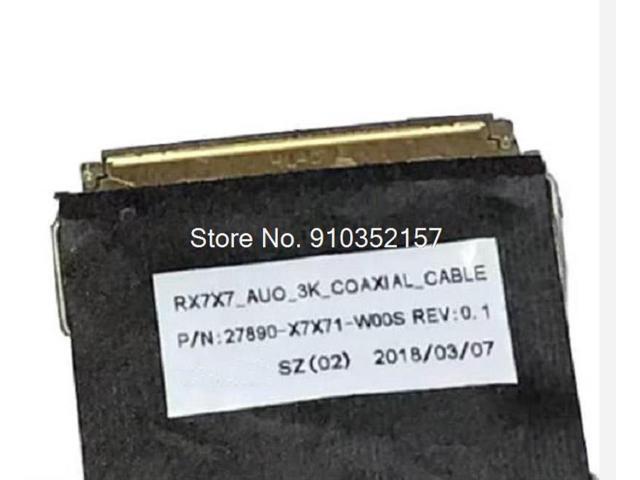 Laptop LCD Cable For Gigabyte R7X7 27890-X7X71-W00S REV:0.1 RX7X7_AUO ...