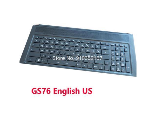 English US Keyboard For MSI GS76 Stealth 11UE 11UG 11UH MS-17M1 GS76 ...