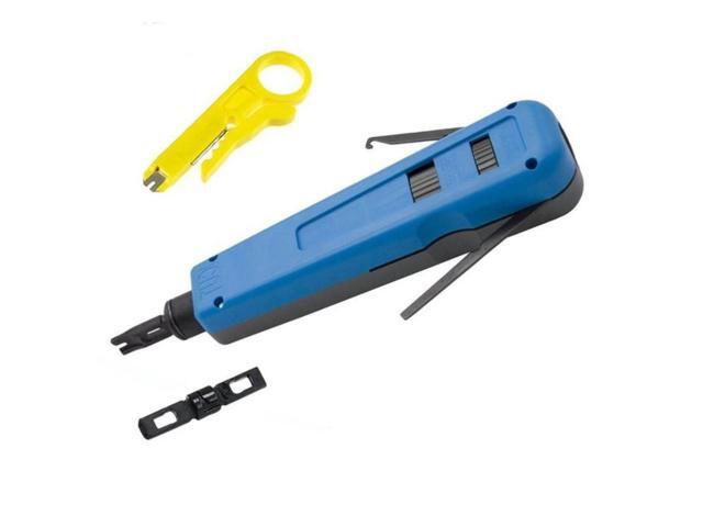Punch Down Impact Tool With 110 And 66 Blades, Network Wire Cable Cat6 ...