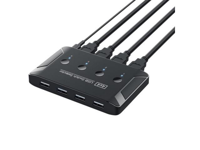 T28 Switch USB Switch 4 USB Devices Peripheral Switcher 4 Port USB ...