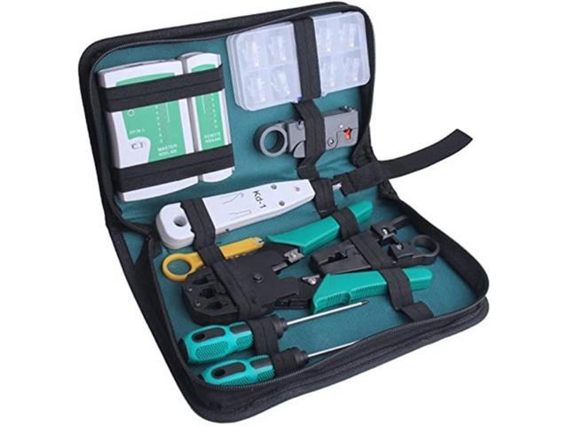 11 Piece Network Tester Network Cable Clamp Combination Kit Network ...