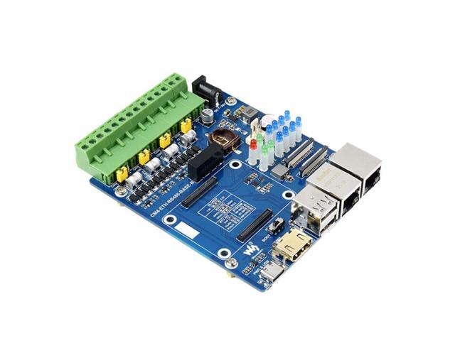 Waveshare For Raspberry Pi Compute Module 4 Dual Network Port Four Way ...