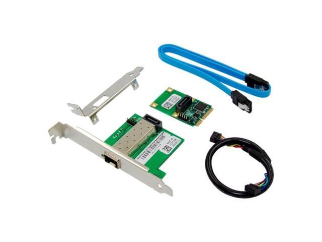 MINI PCI-E for I210 Network Card SFP Single Port Ethernet Adapter 1G ...