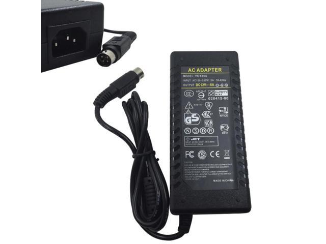 12V 6A 4-pin Power Adapter For Hikvision Hard Disk Monitor Recorder ...